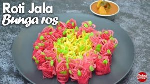 Roti jala bunga rose | sedap lembut | sukatan cawan - MALAY kitchen